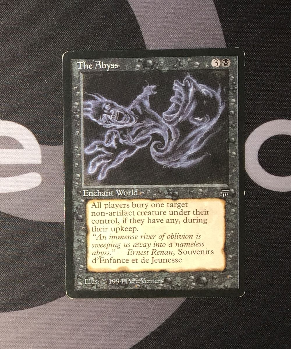 1 The Abyss (#0433) - Legends Black MtG Magic 93/94 Old School Rare 1x ...