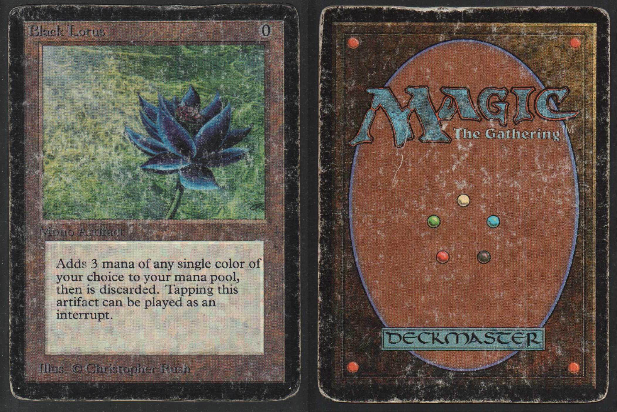 1 Black Lotus (#59) Beta Artifact P9 Power9 MtG Magic Rare Card the ...