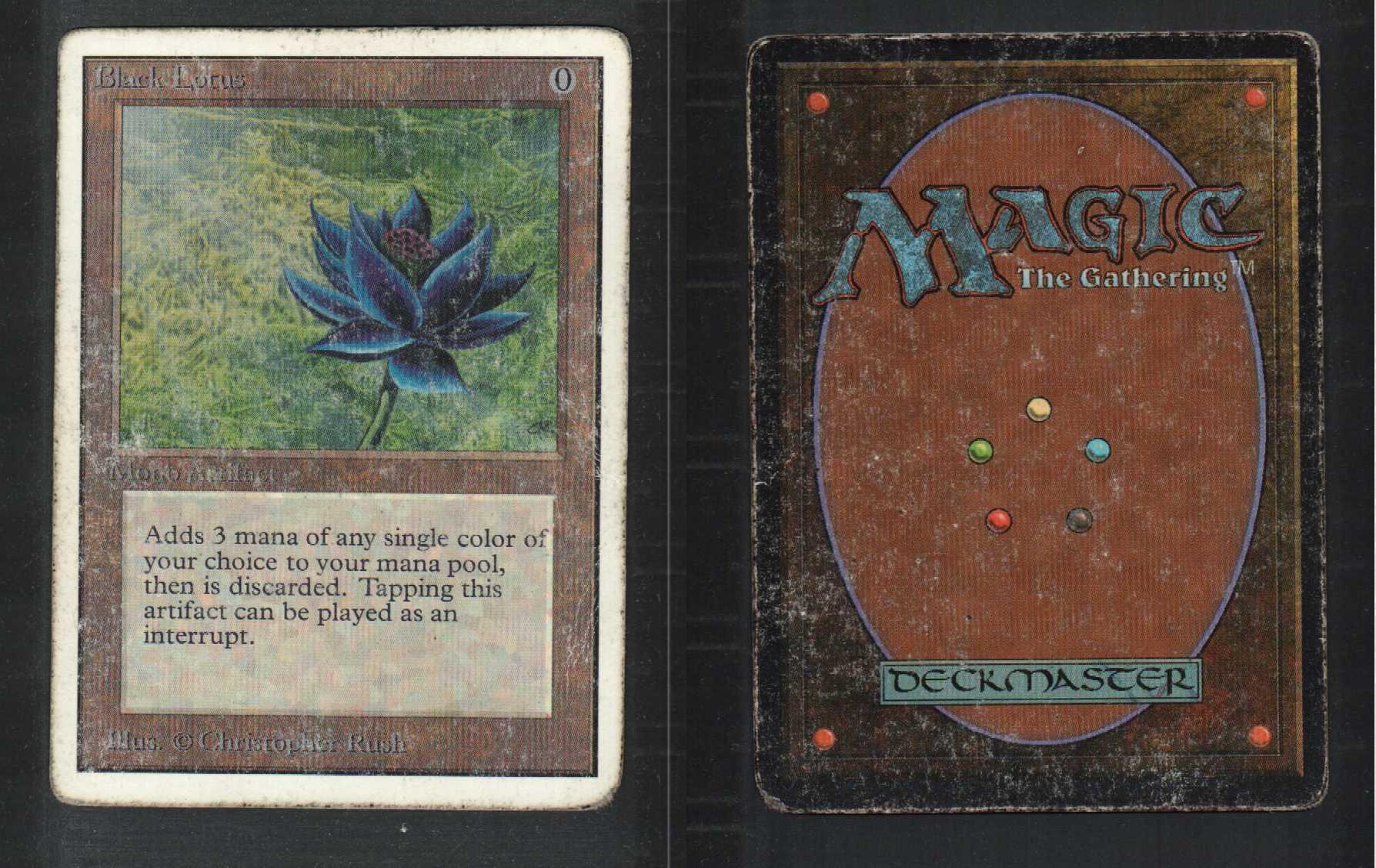 1 Black Lotus (#76) Unlimited Artifact P9 Power9 MtG Magic Rare Card | eBay