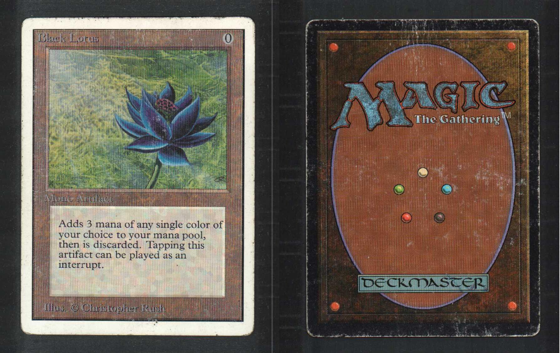 1 Black Lotus (#79) - Unlimited MtG Magic Artifact Rare PowerNine ...