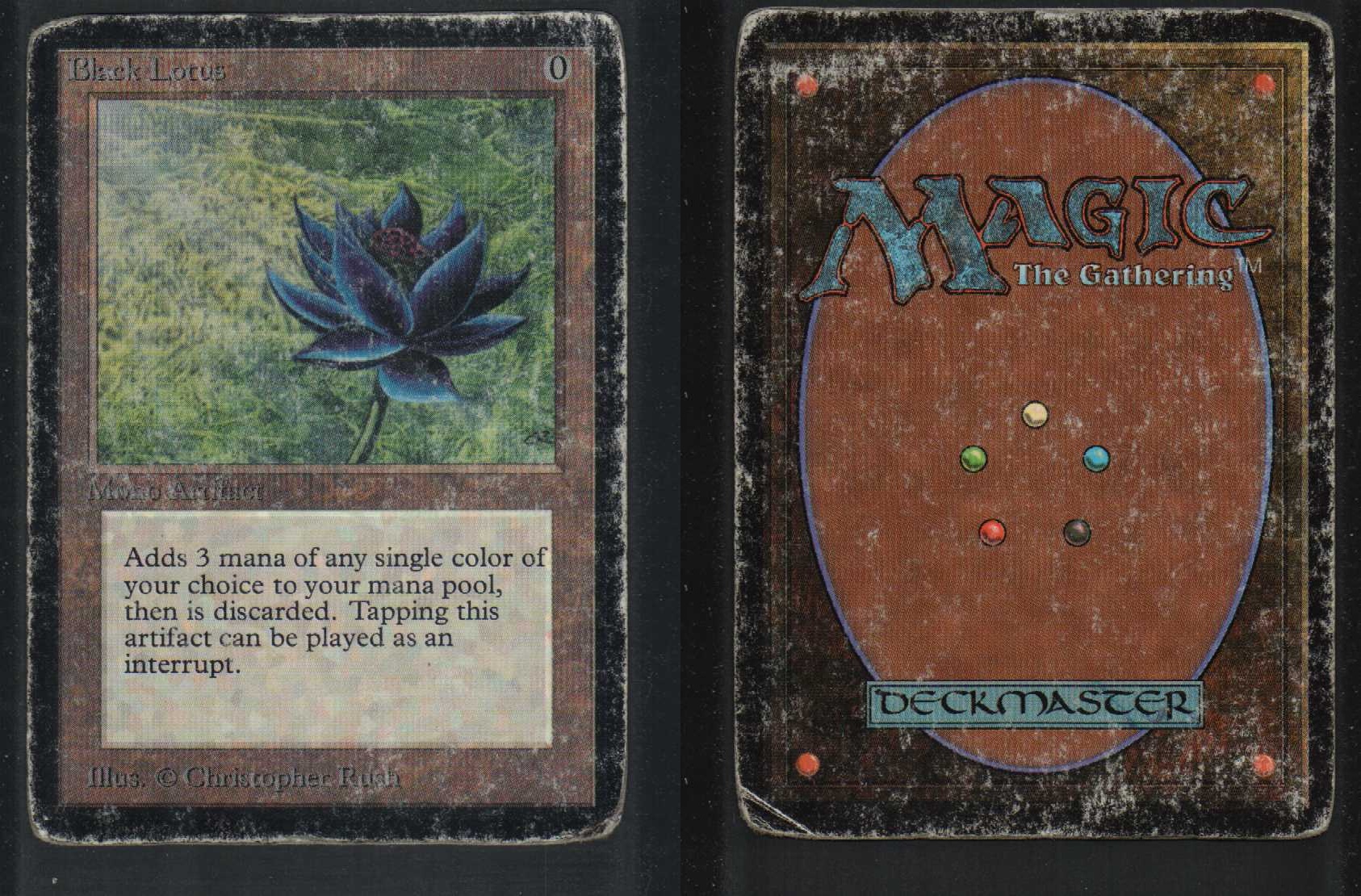 1 Black Lotus (#92) - 93/94 Beta P9 Power9 PowerNine MtG Artifact Rare ...