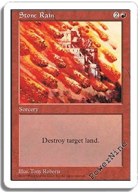 4 Stone Rain ~ 5th Edition Mtg Magic Red Common 4x x4 | eBay