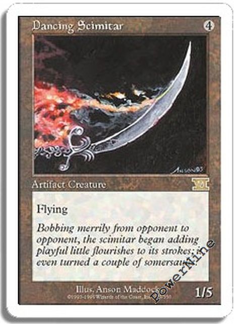 4 Dancing Scimitar = Artifact 6th Sixth Edition Mtg Magic Rare 4x x4 | eBay