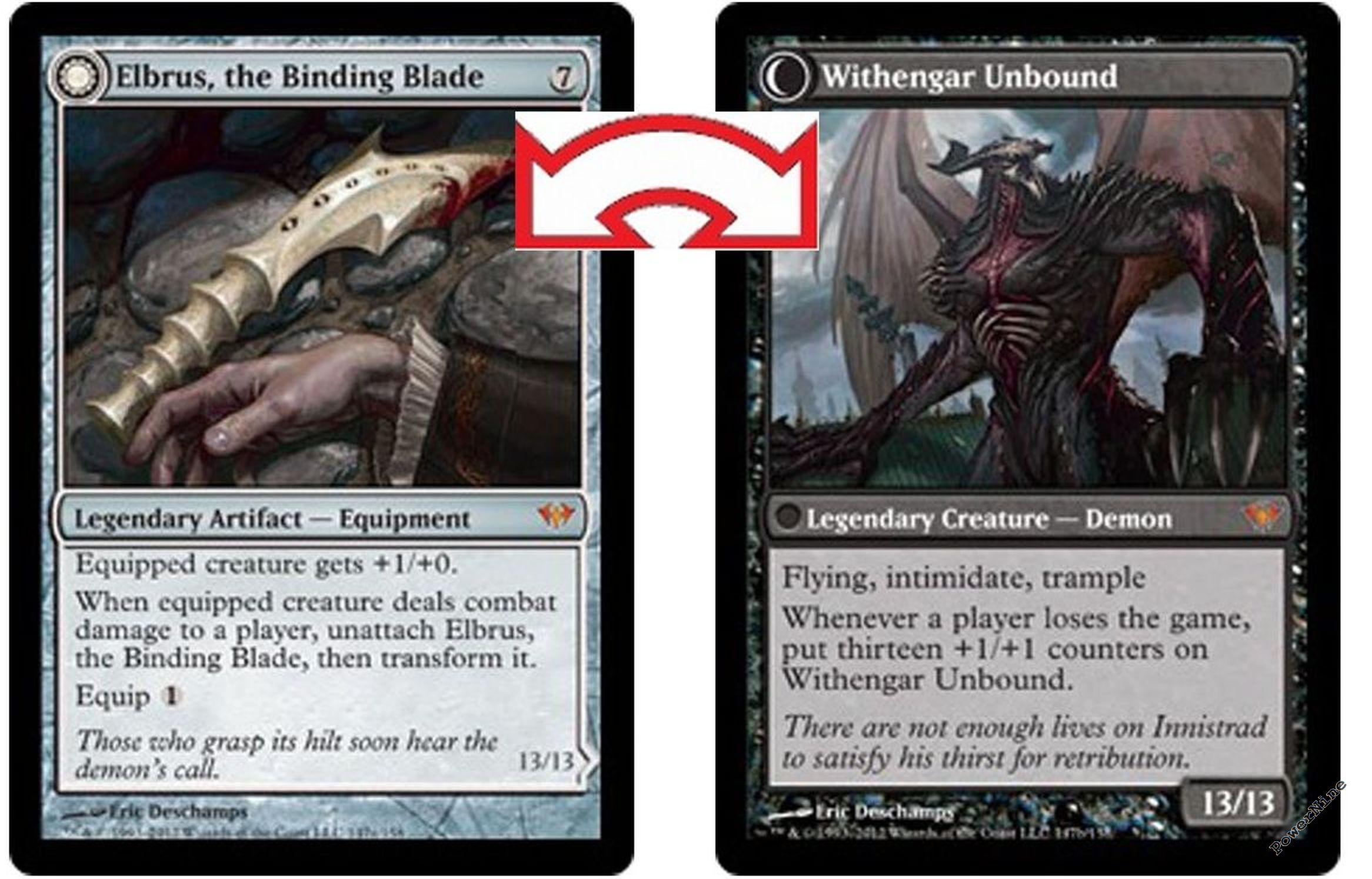 1 Elbrus, the Binding Blade // Withengar Unbound - Dark Ascension MtG ...