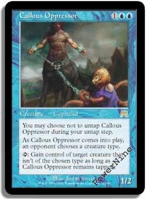 1 Callous Oppressor = Blue Onslaught Mtg Magic Rare 1x x1 | eBay
