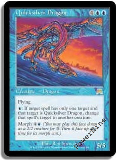 4 Quicksilver Dragon = Blue Onslaught Mtg Magic Rare 4x x4 | eBay
