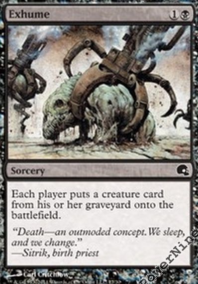 4 PreCon FOIL Exhume - Black PDS Graveborn Mtg Magic Common 4x x4 | eBay